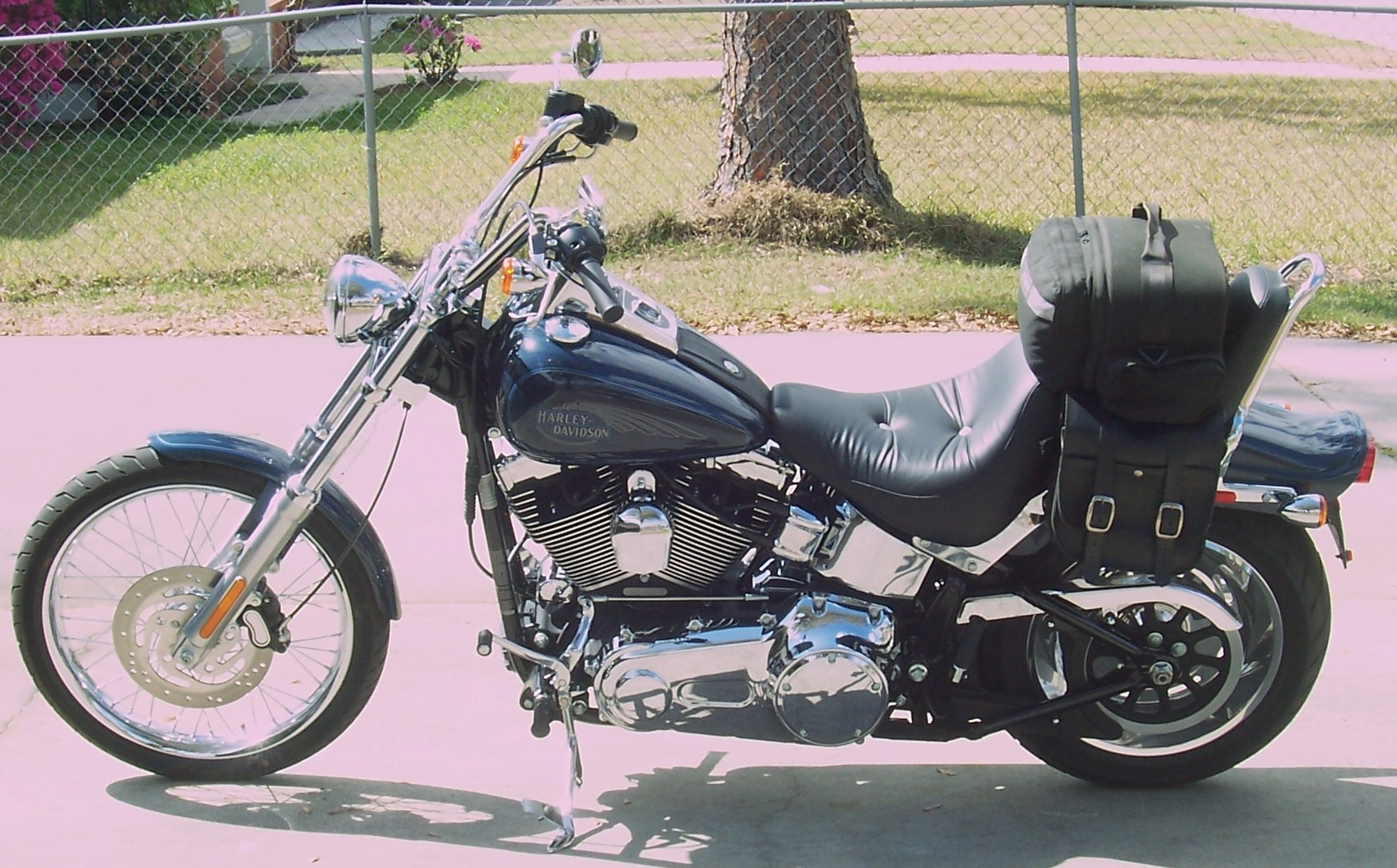 Kevin Korb's Collection of Pictures: 2009-FXSTC-left-bags.jpg